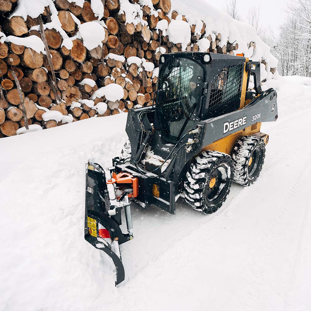 Hydraulic Skid Steer Dozer Blade / Snow Pusher | Titan Attachments
