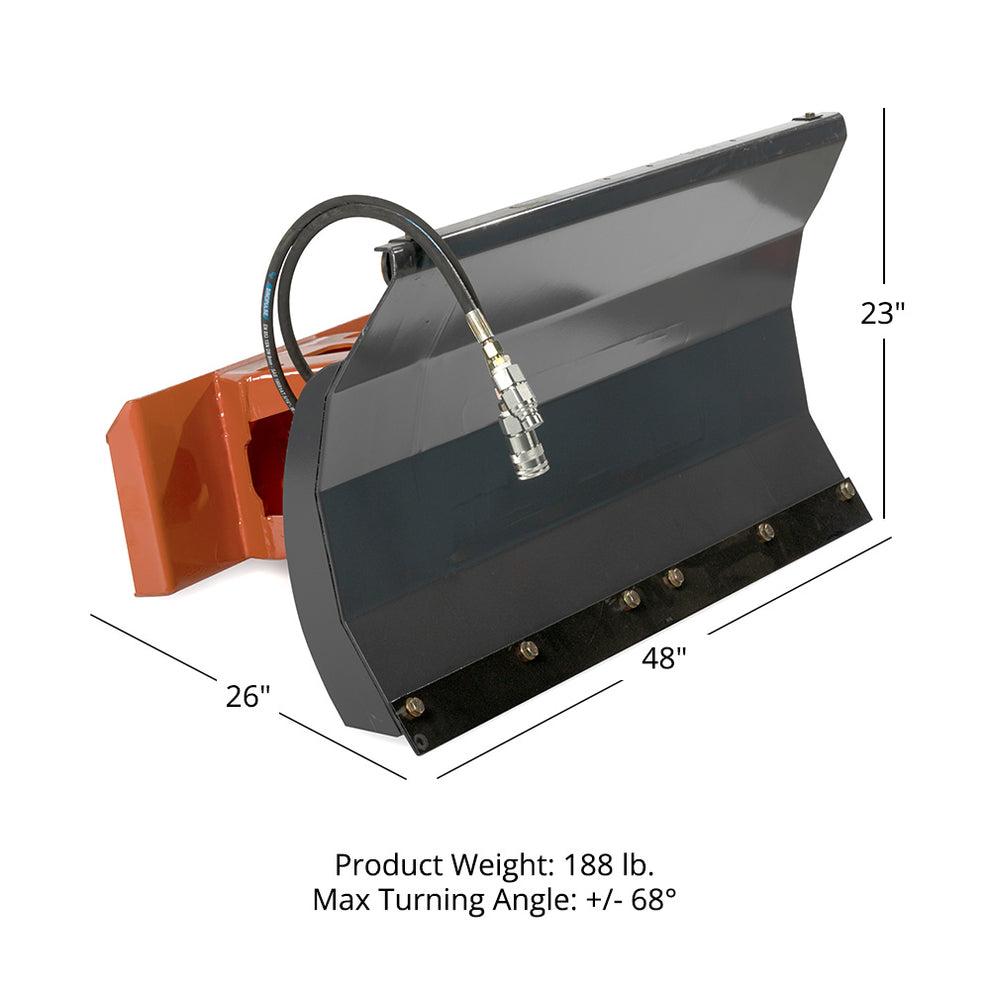 Mini Skid Steer Hydraulic Dozer Blade | Titan Attachments