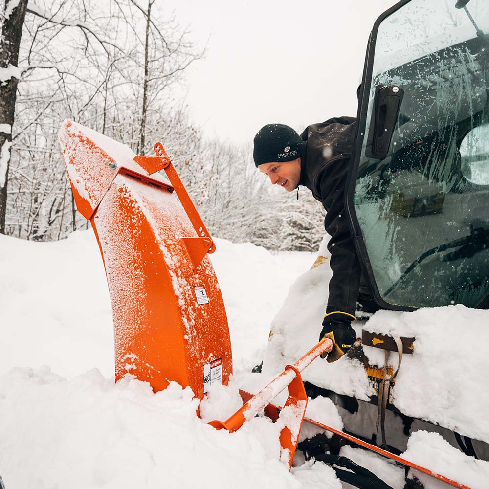 Skid Steer Snow Blower - Titan Quick Tach - 360-Degree Directional Snow ...