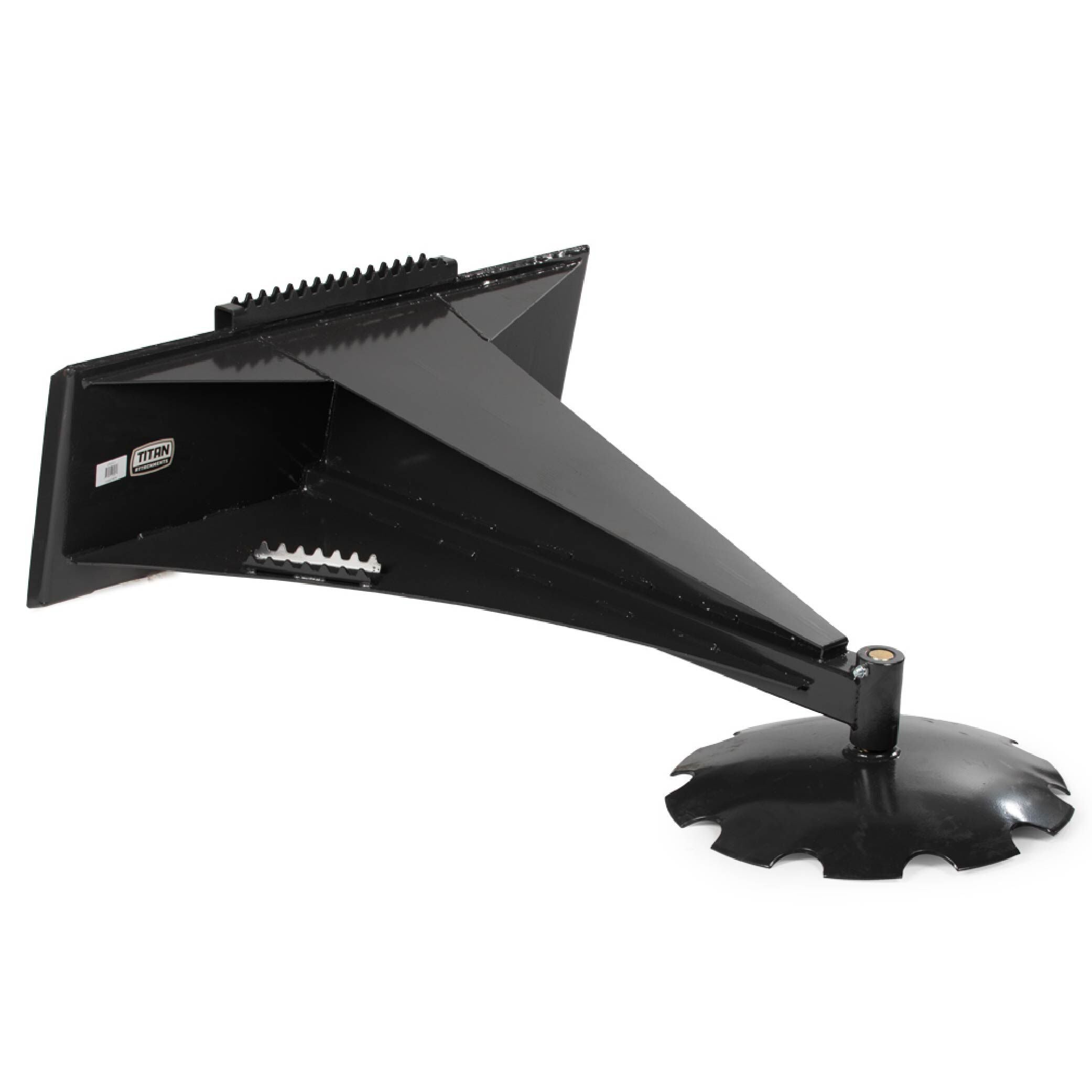 Skid Steer Ice Scraper with Down Pressure, Pivoting Center Point, and ...