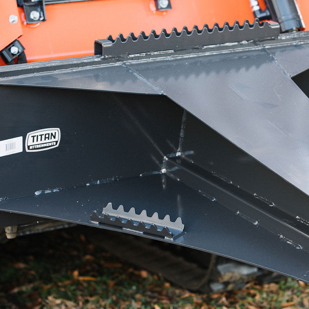 Skid Steer Ice Scraper with Down Pressure, Pivoting Center Point, and ...