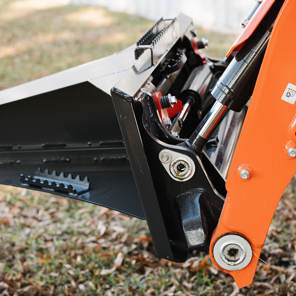 Skid Steer Ice Scraper with Down Pressure, Pivoting Center Point, and ...