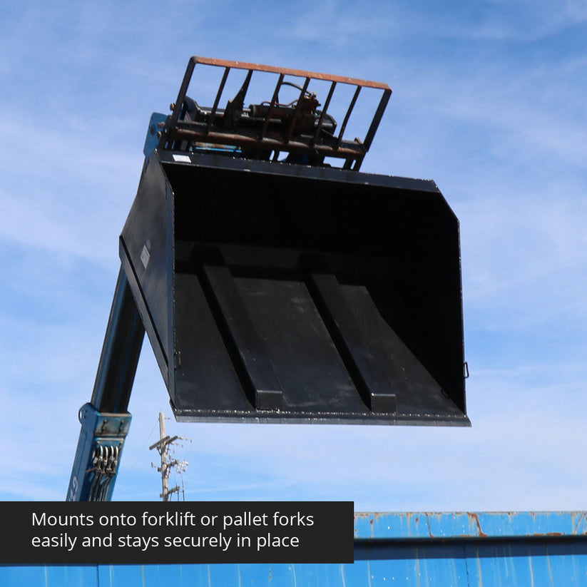 Fork Mounted Telehandler Bucket | Titan Attachments