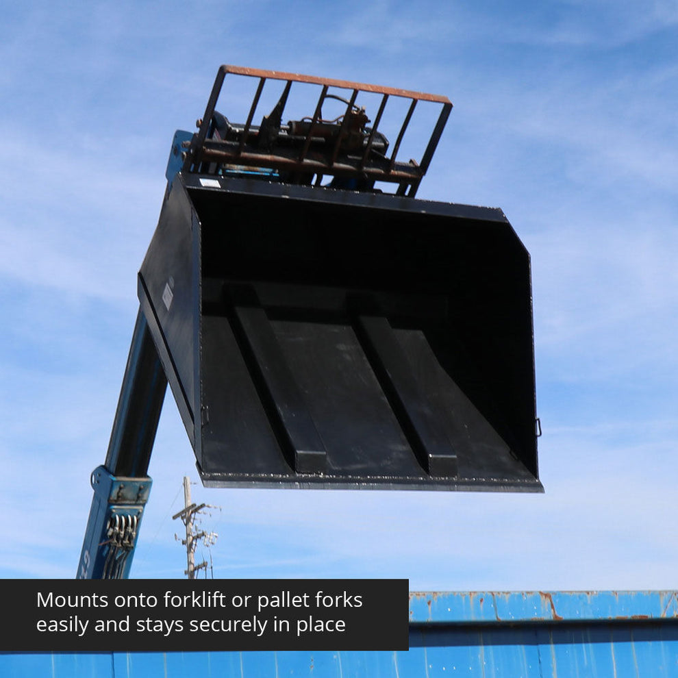 Fork Mounted Telehandler Bucket | Titan Attachments