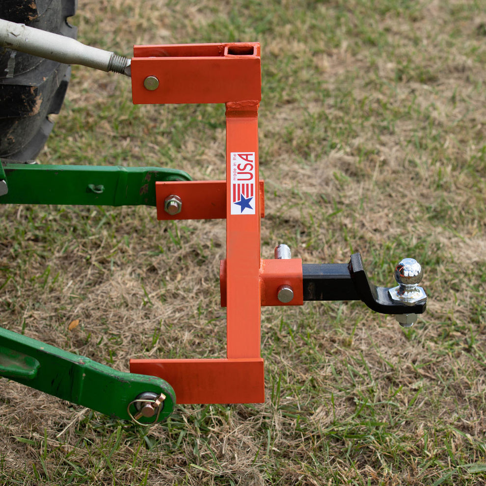 USA Made 3 Point 2" Receiver Hitch, Category 1, Quick Hitch Compatible ...