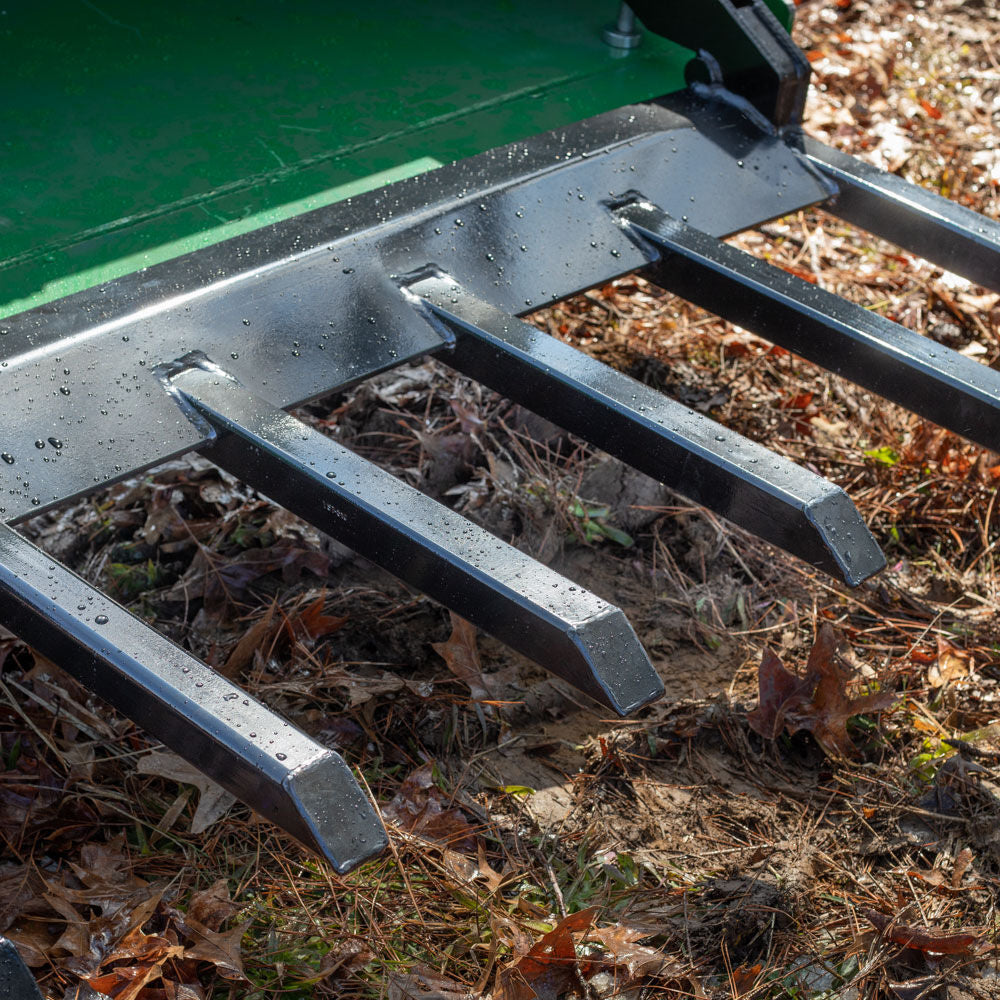 Clamp-On Debris Forks Fits Loader Buckets | Titan Attachments
