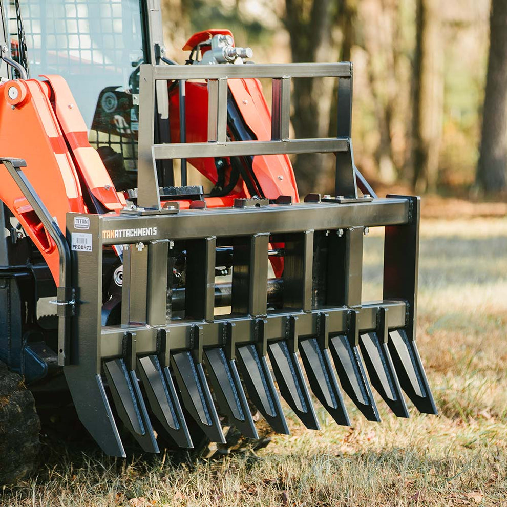 Pro Series Root Debris Rake | Titan Attachments
