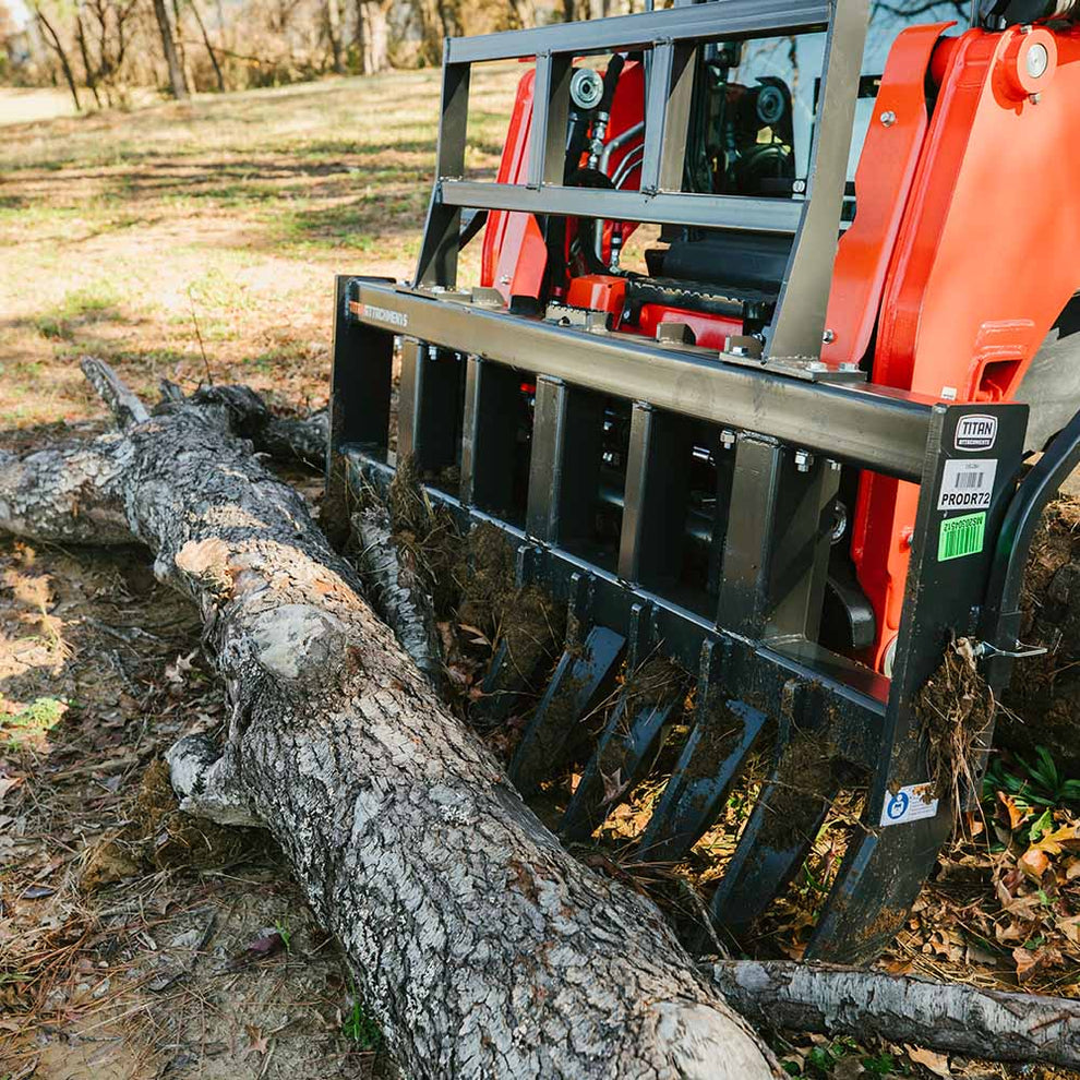 Pro Series Root Debris Rake | Titan Attachments