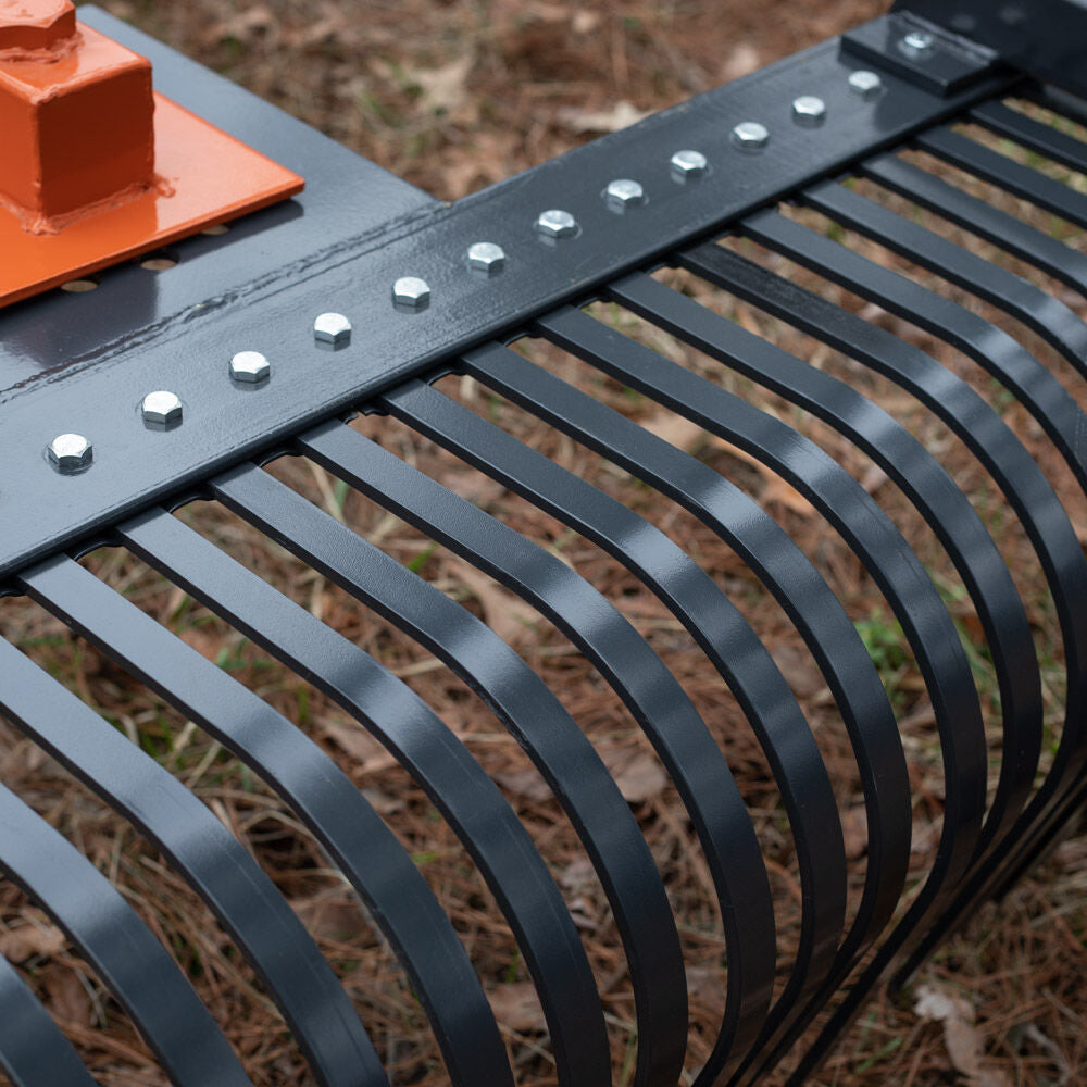 3 Point Landscape Rake for Compact Tractors - Optional Bolt-On Wheels ...