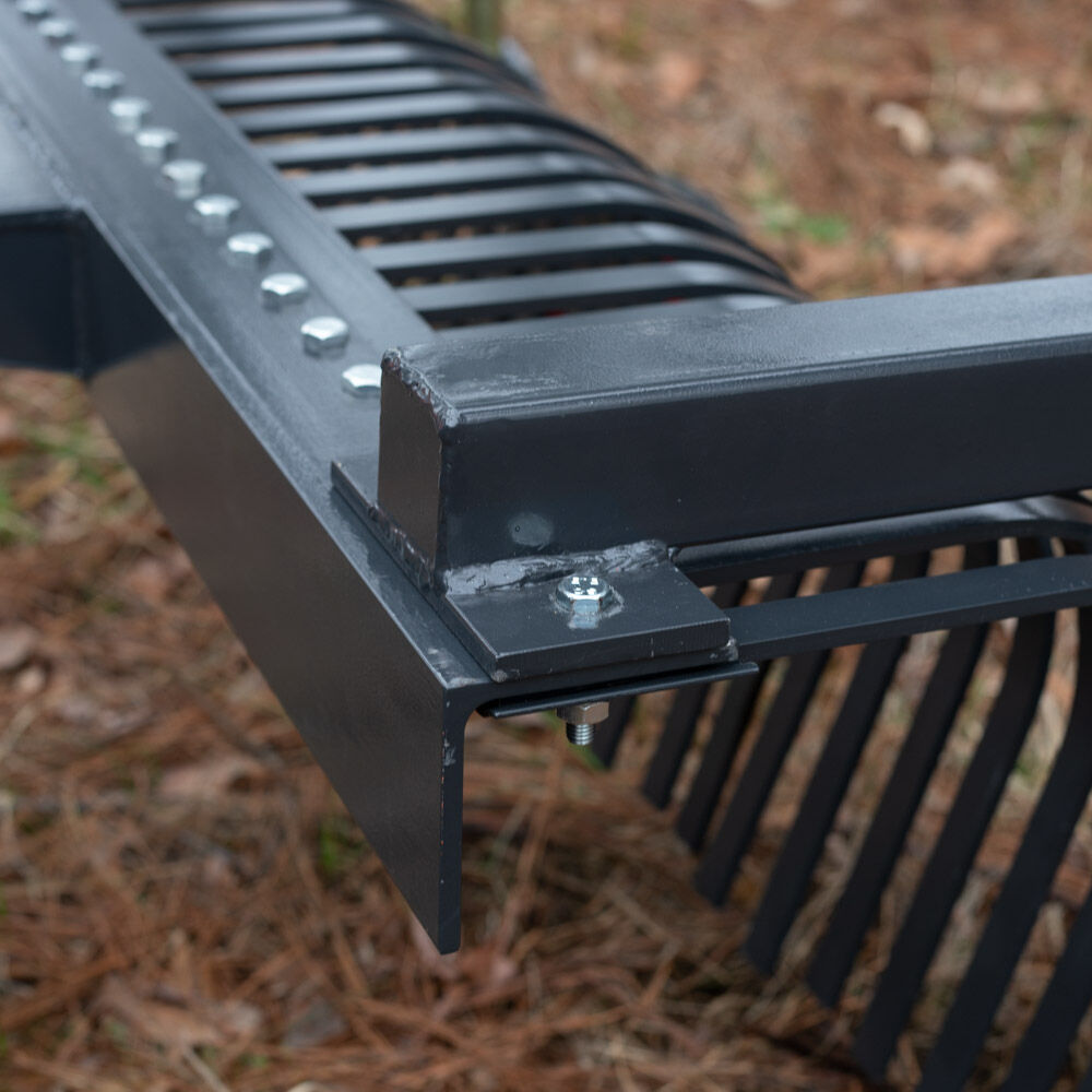 3 Point Landscape Rake for Compact Tractors - Optional Bolt-On Wheels ...