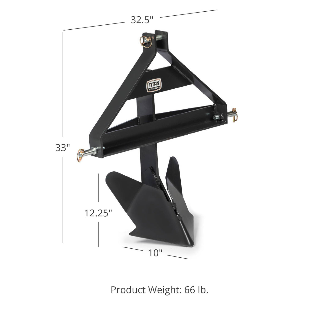 3 Point Middle Buster Fits Category 1 Quick Hitch Tractors | Titan ...