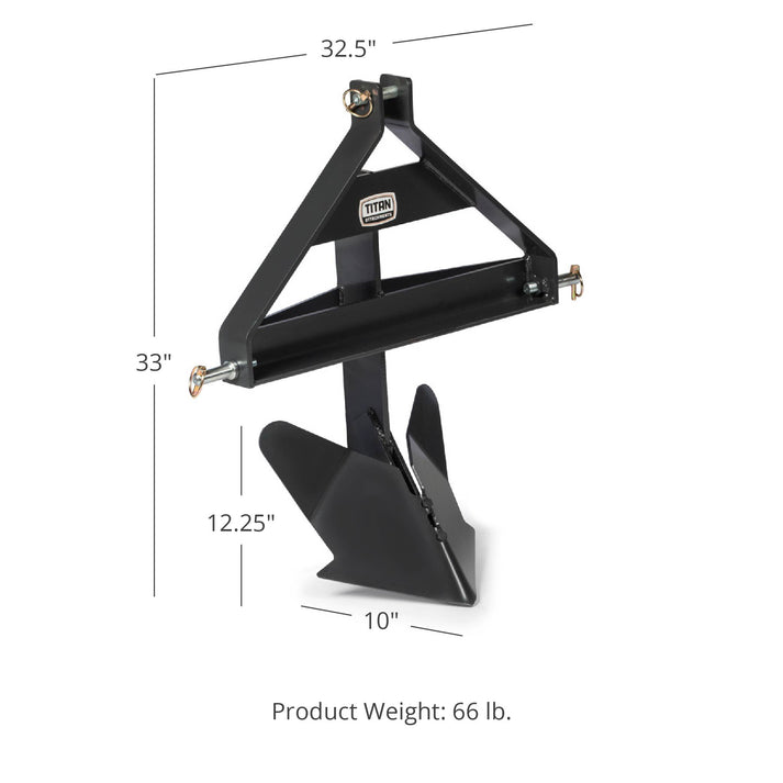 3 Point Middle Buster Fits Category 1 Quick Hitch Tractors | Titan ...