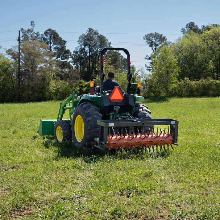 3 Point Drum Filled Plug Aerator Fits Cat 1 And 2 Tractors | Titan ...