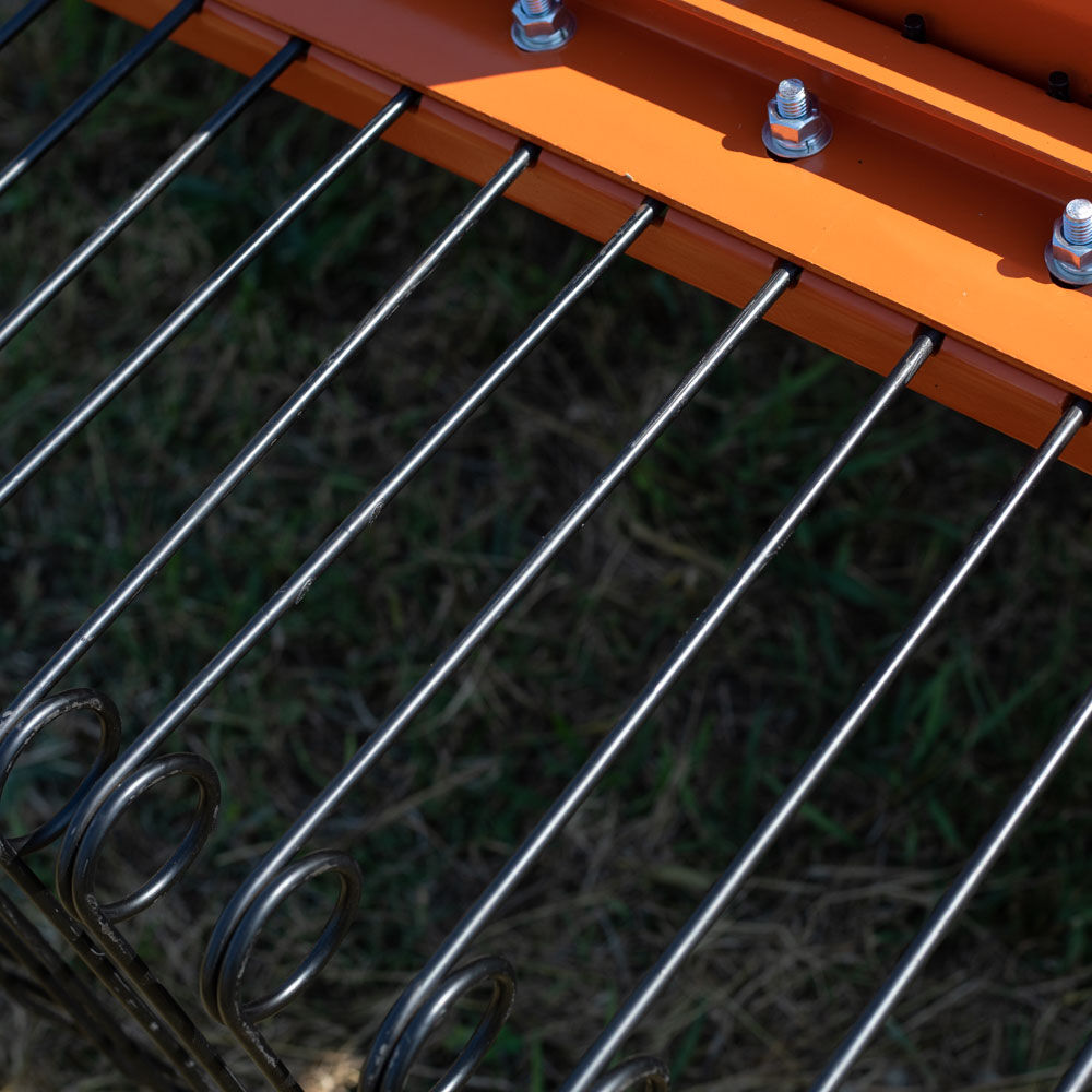 3 Point Pine Straw Needle Rake - Fits Category 1 Tractors - Coil Spring ...