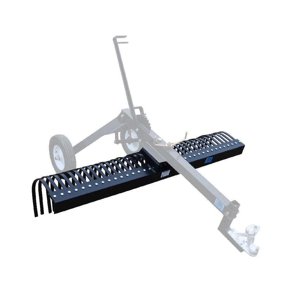Scratch and Dent - 6' Landscape Rake Add On For Transformer Tow Frame ...