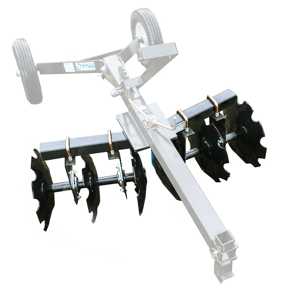 4 ft Notched Disc Harrow - ATV & UTV Tow Behind Disc Harrow Cultivator ...