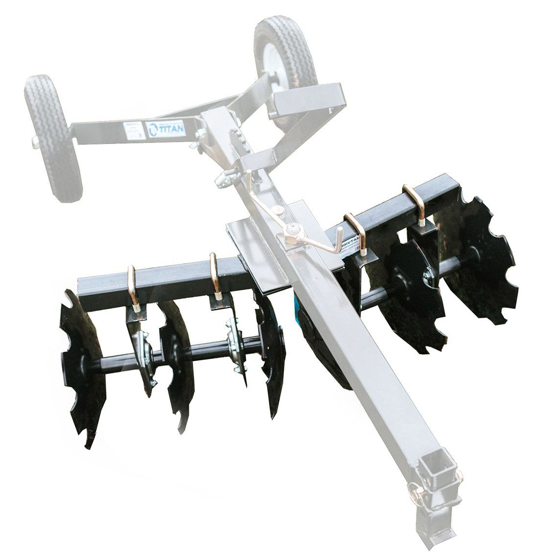 4 ft Notched Disc Harrow - ATV & UTV Tow Behind Disc Harrow Cultivator ...