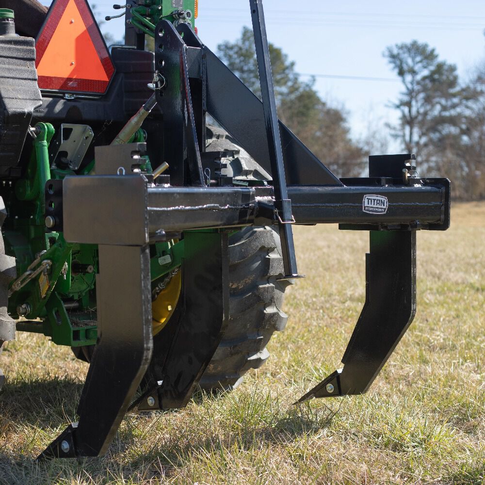 3 Shank Subsoiler Ground Ripper Fits Category 1 and 2, 3 Point Quick ...