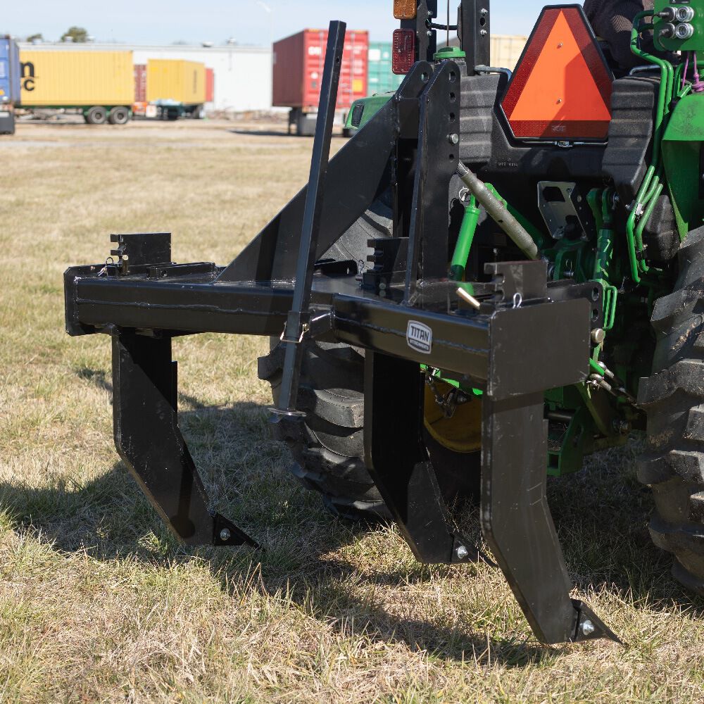 3 Shank Subsoiler Ground Ripper Fits Category 1 and 2, 3 Point Quick ...