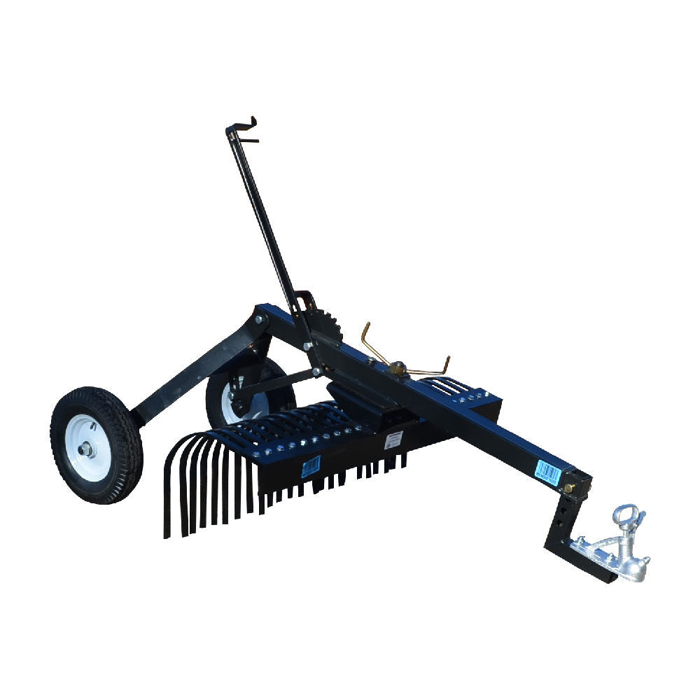ATV Transformer Tow Frame With Landscape Rake Attachment - Bolt-On Rake ...