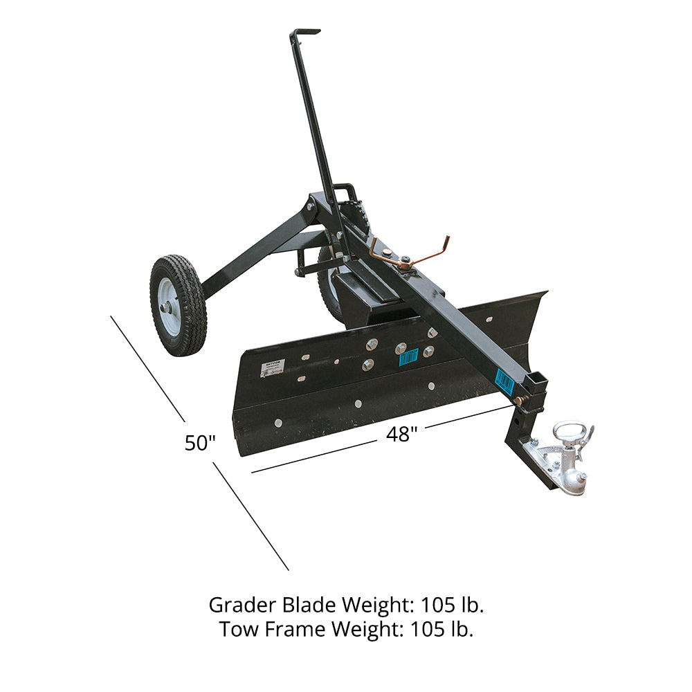 ATV & UTV Transformer Tow Frame With Grader Blade Snow Attachment ...