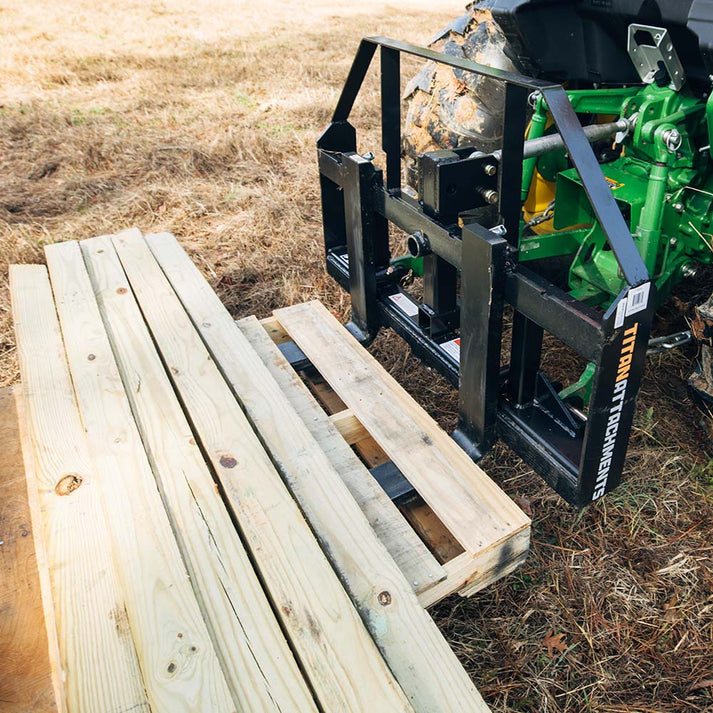 Standard Series 3 Point Pallet Fork Frame Attachment, Fits Cat I & II ...