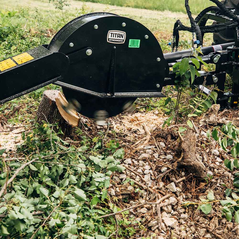 3-Point PTO Stump Grinder for Tractors | Titan Attachments