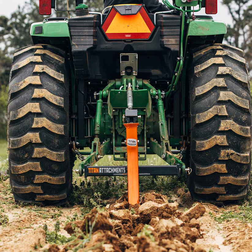 Single Tine Subsoiler with Optional Pipe Layer Attachment | Titan ...