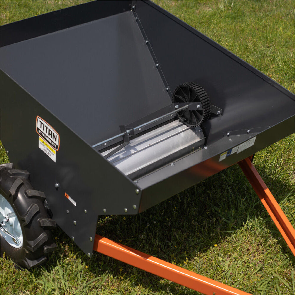 Scratch and Dent, Compact Manure Spreader | Titan Attachments
