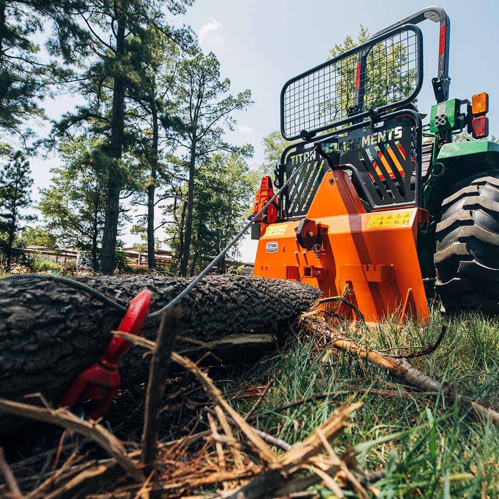 Standard Series 3 Point Manual Skidding Winch | Titan Attachments