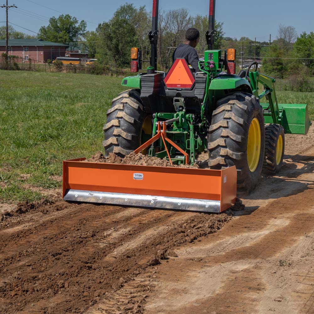 Standard Series 3 Point Rear Box Blade Scraper & Grader | Titan Attachments
