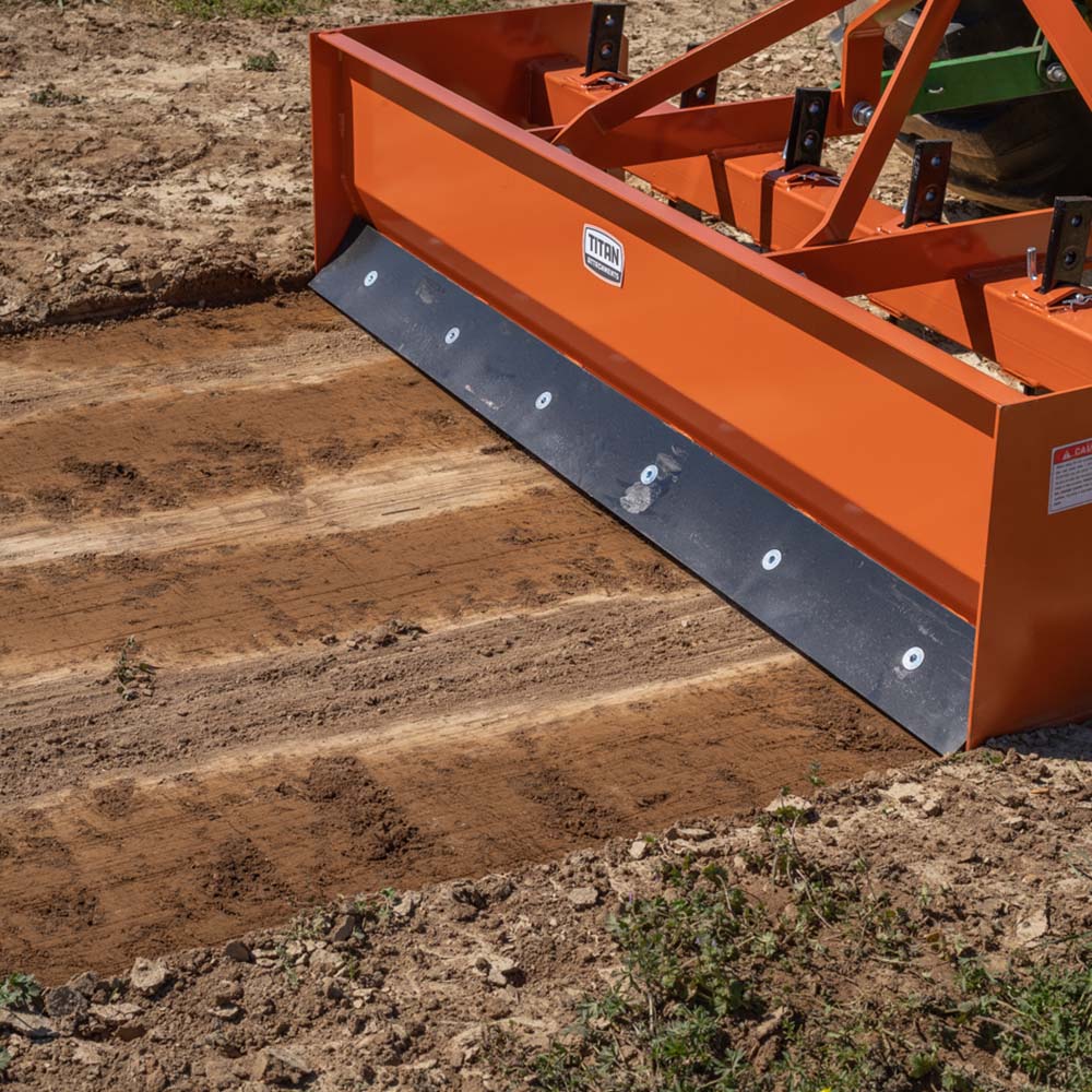 Standard Series 3 Point Rear Box Blade Scraper & Grader | Titan Attachments