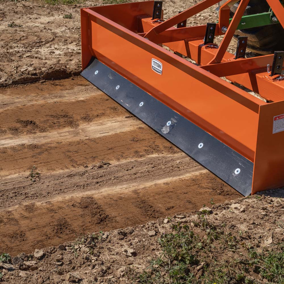 3 Point Rear Box Blade Scraper Grader | Titan Attachments