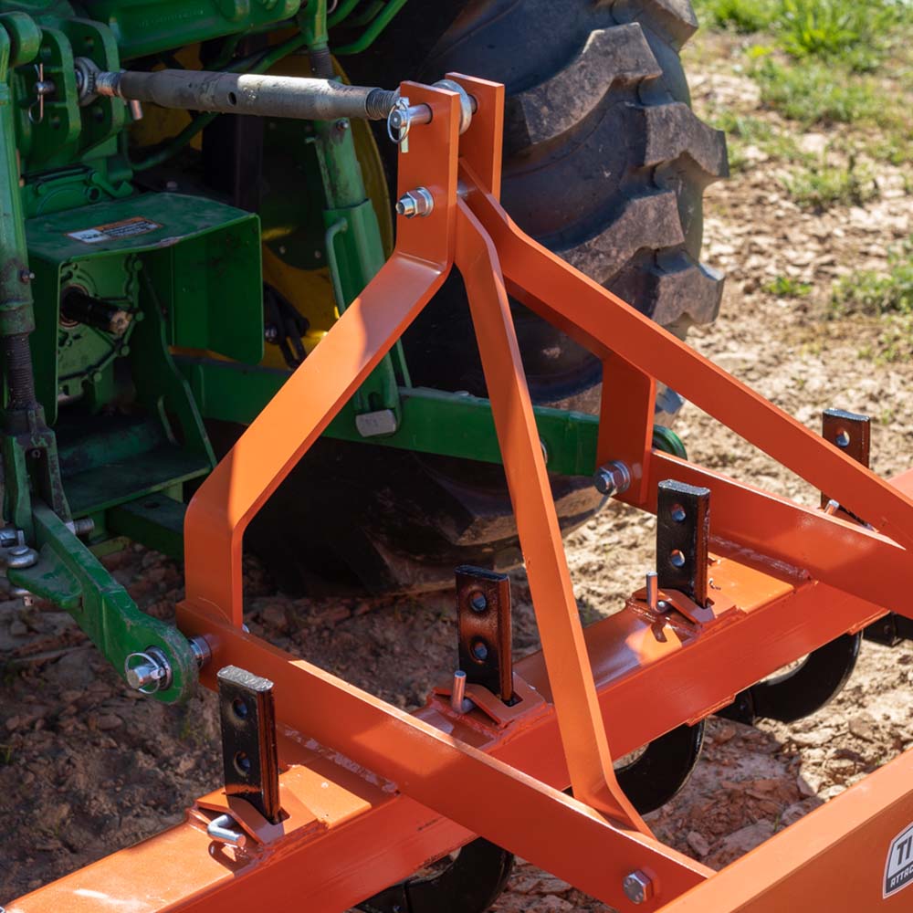 3 Point Rear Box Blade Scraper Grader - Category 0 and 1 Hitch Tractor ...