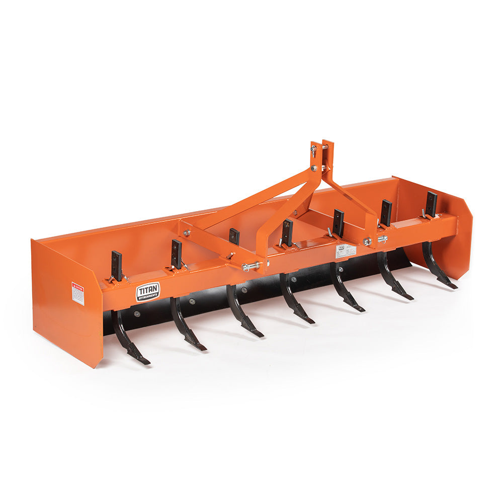 Scratch and Dent, 7 FT Box Blade Scraper | Titan Attachments