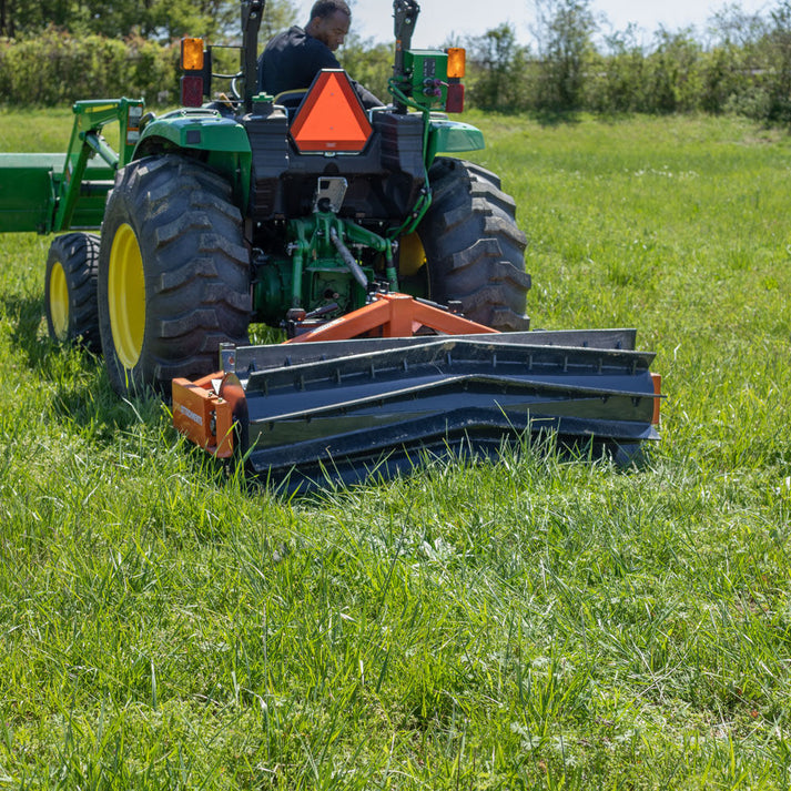 3 Point Cover Crop Crimper Roller Fits Category 1 & 2 Tractors - Holds ...
