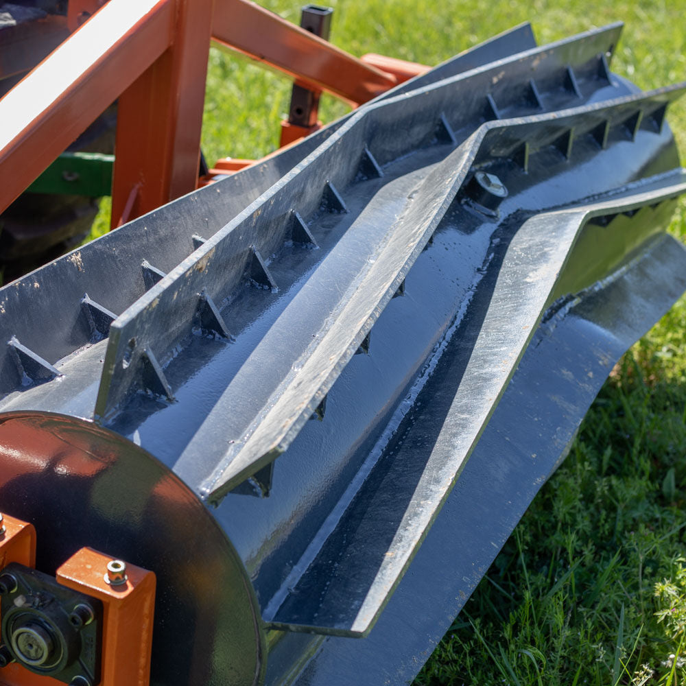 3 Point Cover Crop Crimper Roller Fits Category 1 & 2 Tractors - Holds ...