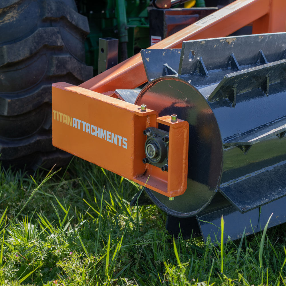 3 Point Cover Crop Crimper Roller Fits Category 1 & 2 Tractors - Holds ...
