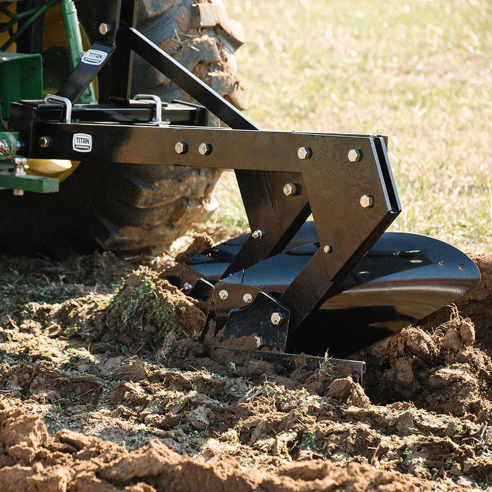 3 Point Double Bottom Turn Plow Fits Cat 1 Tractors | Titan Attachments