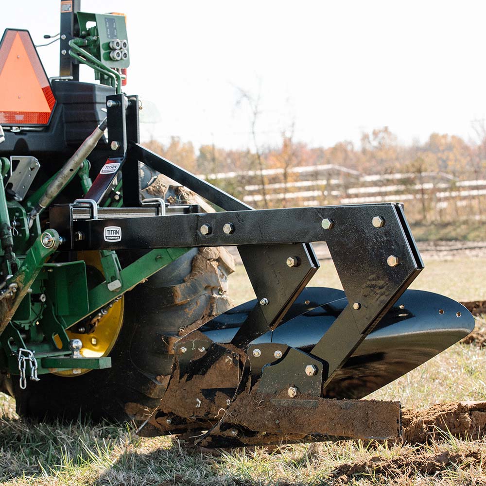 3 Point Double Bottom Turn Plow Fits Cat 1 Tractors | Titan Attachments