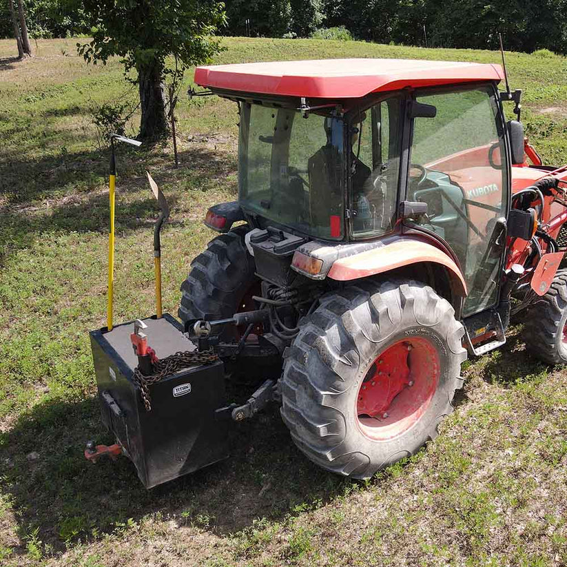 3 Point Black Ballast Box Fits Category 2 Tractors | Titan Attachments