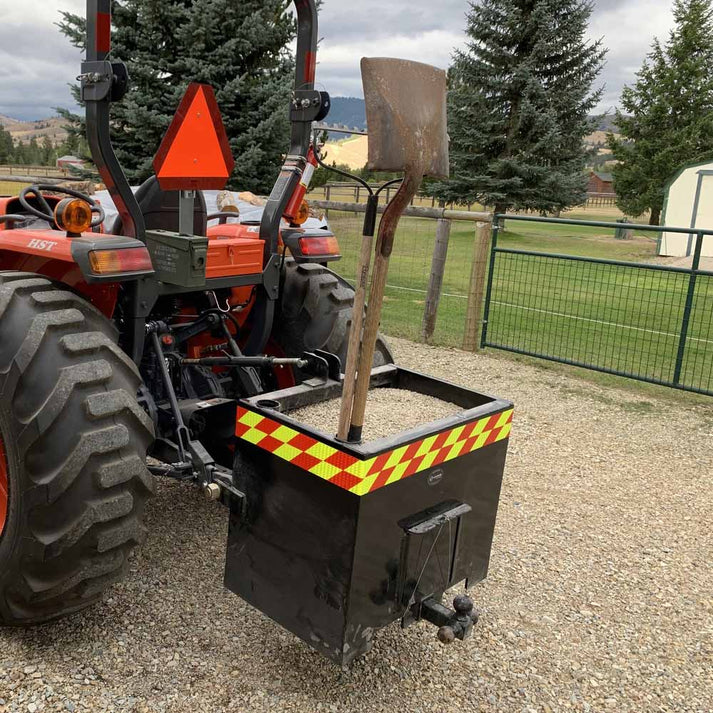 3 Point Black Ballast Box Fits Category 2 Tractors | Titan Attachments