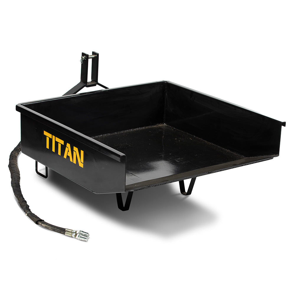 3 Point Quick Hitch Hydraulic Dump Box | Titan Attachments