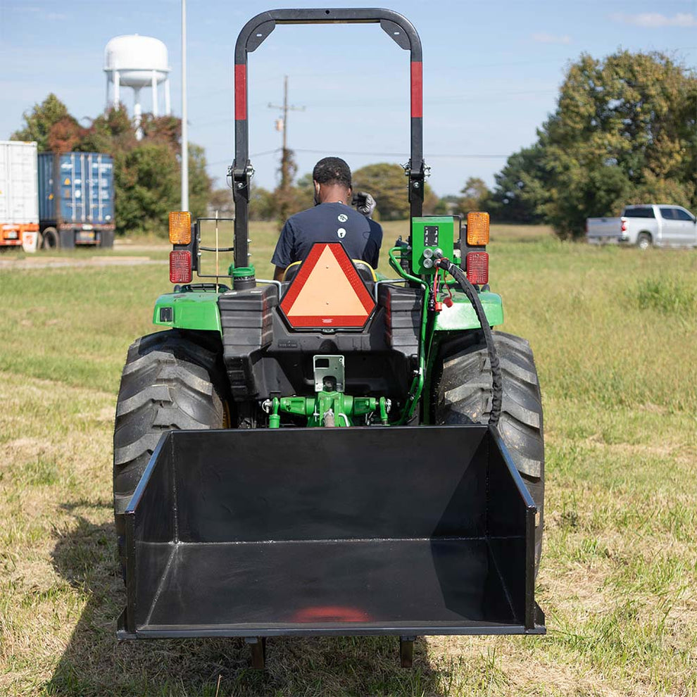 3 Point Quick Hitch Hydraulic Dump Box | Titan Attachments