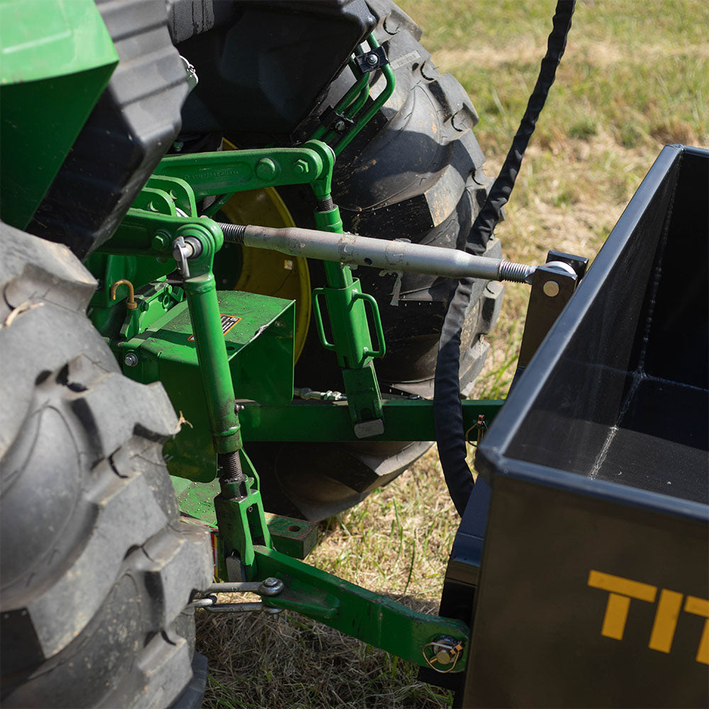 3 Point Quick Hitch Hydraulic Dump Box | Titan Attachments