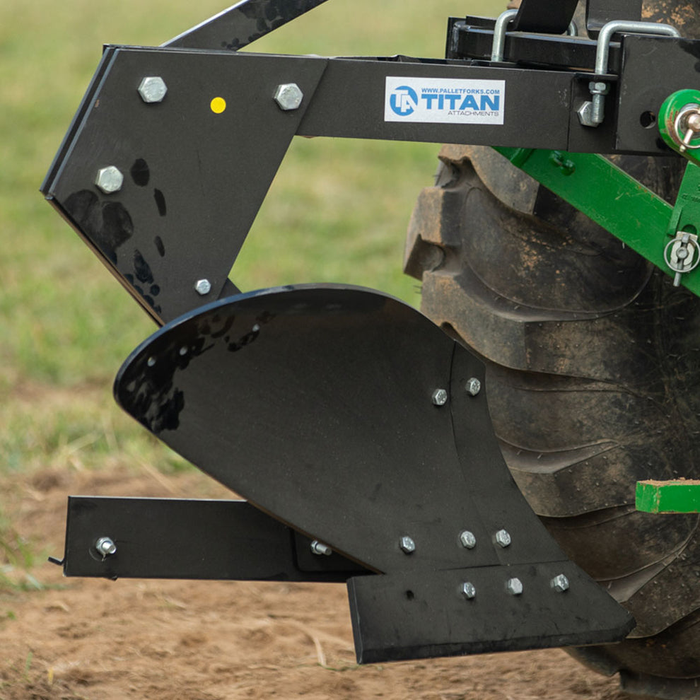 3 Point Single Bottom Turn Plow Fits Category 1 | Titan Attachments
