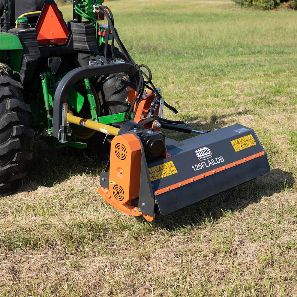 3 Point Offset Ditch Bank Flail Mower | Titan Attachments