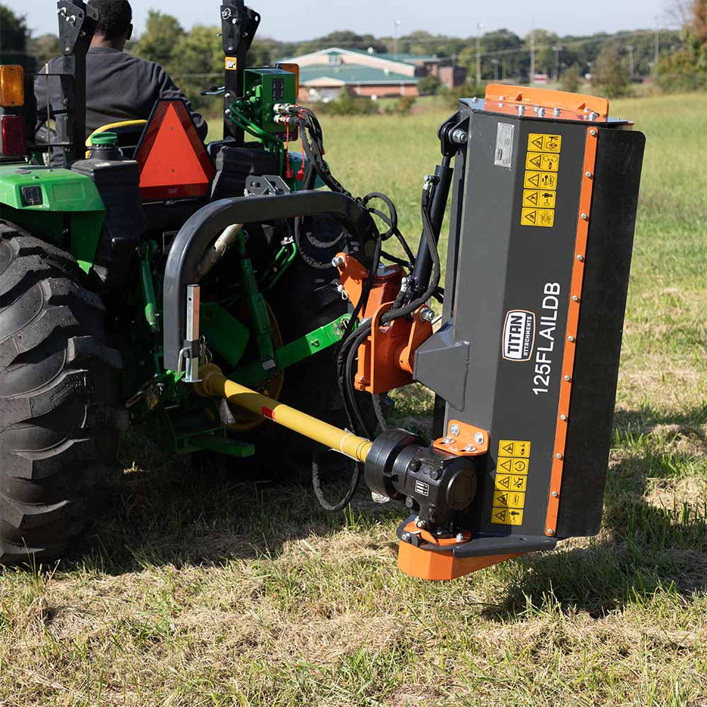 3 Point Offset Ditch Bank Flail Mower | Titan Attachments