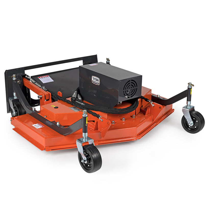 Skid Steer Finish Mower Attachment - Rear Discharge Landscaping ...