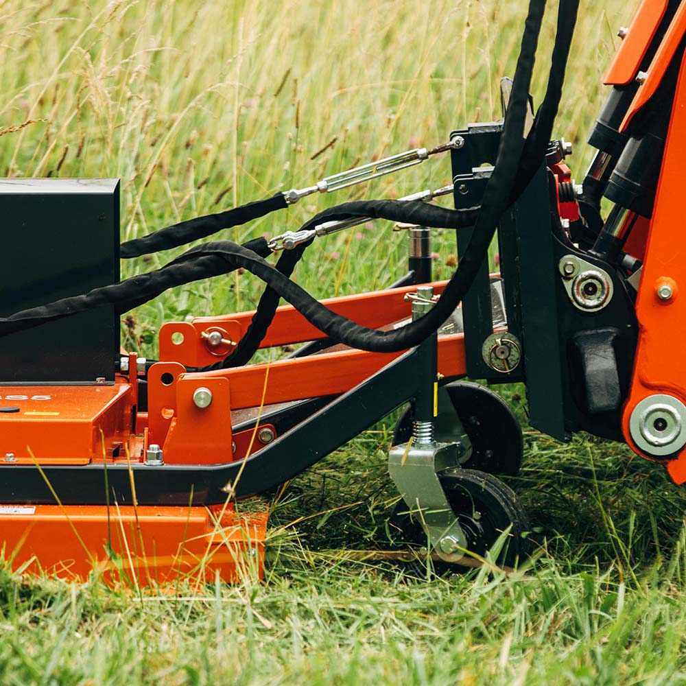 Skid Steer Finish Mower Attachment - Rear Discharge Landscaping ...